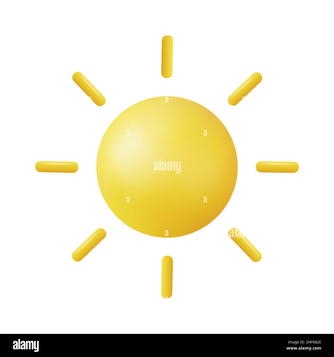 3d Yellow sun with rays, sun star Stock Vector Image & Art - Alamy