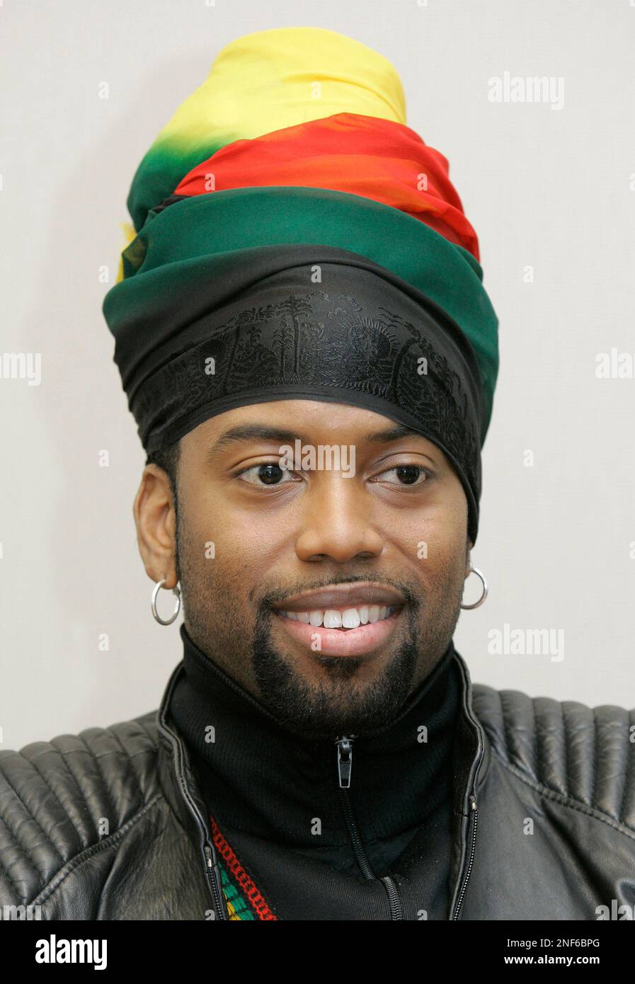 Musician Tonex talks during an interview Friday, March 20, 2009 in New ...