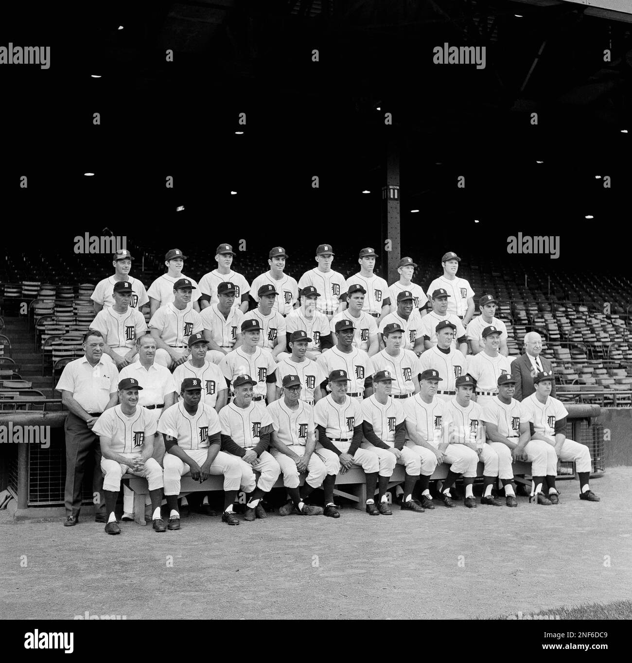 Detroit Tigers team shown in Detroit on Sept. 18, 1968 - the American ...