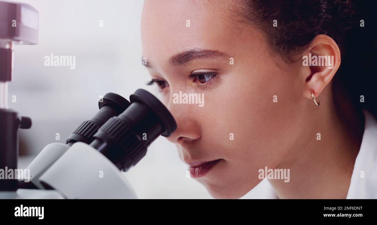 Science is a discipline for the curious. a young scientist using a ...