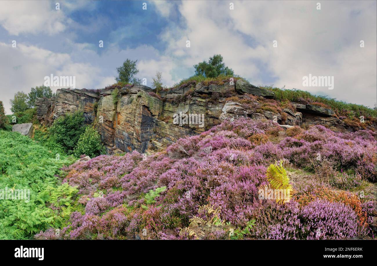Is this called Farnhill Crag? Its on a walk around the Lower Bradley ...