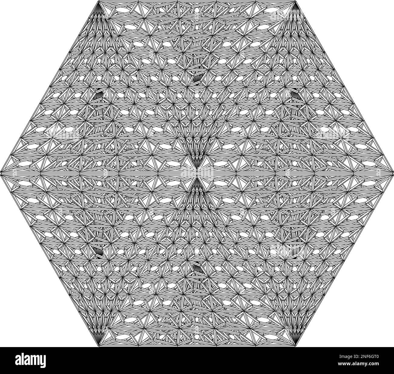 Abstract Construction Structure Vector. Illustration Isolated On White ...