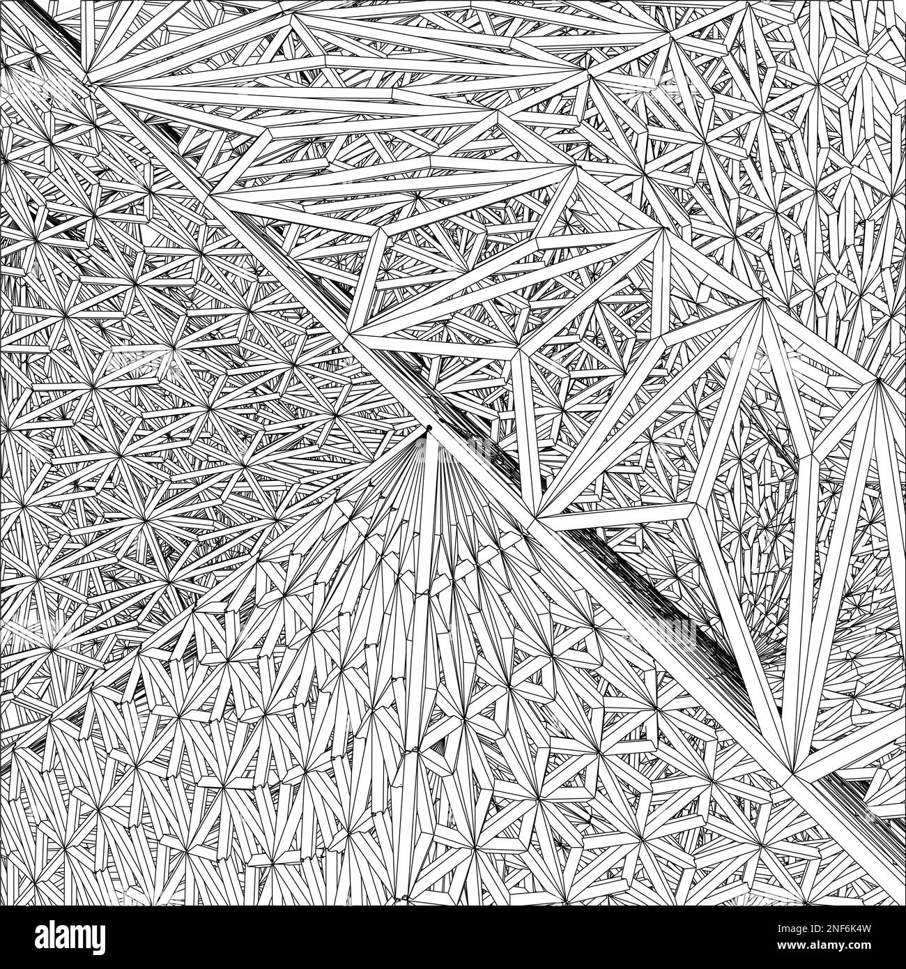 Abstract Construction Structure Vector. Illustration Isolated On White ...