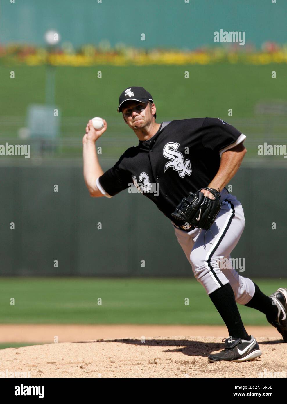 Chicago White Sox relief pitcher Ehren Wassermann during a spring ...