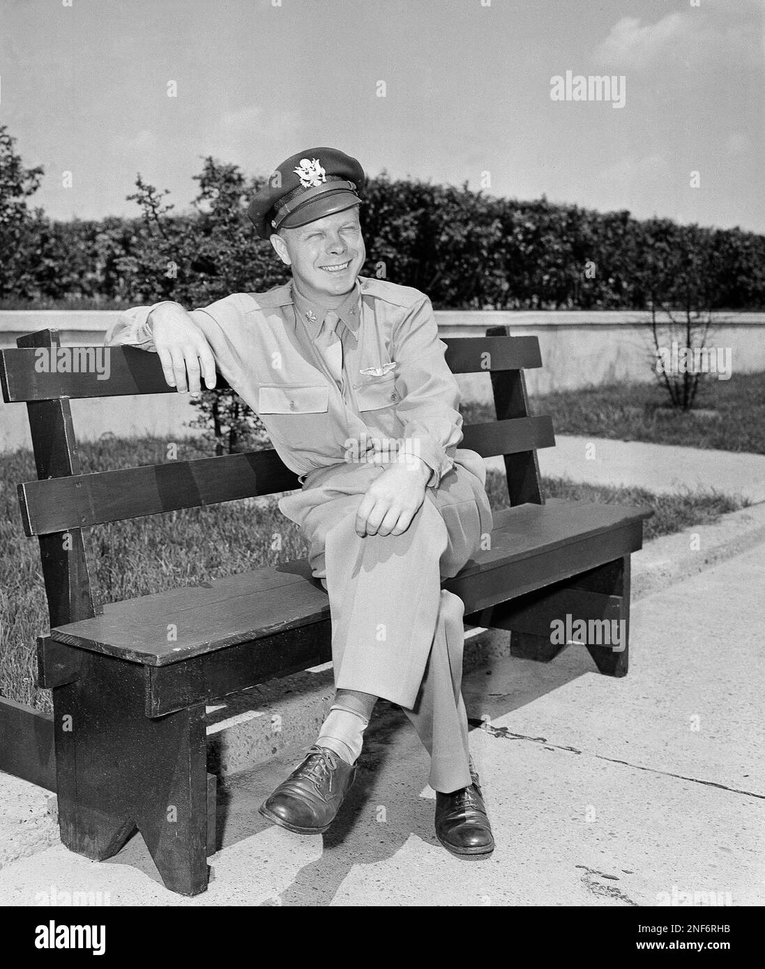 Maj. Richard I. Bong, who shot down 27 enemy planes to become the ...