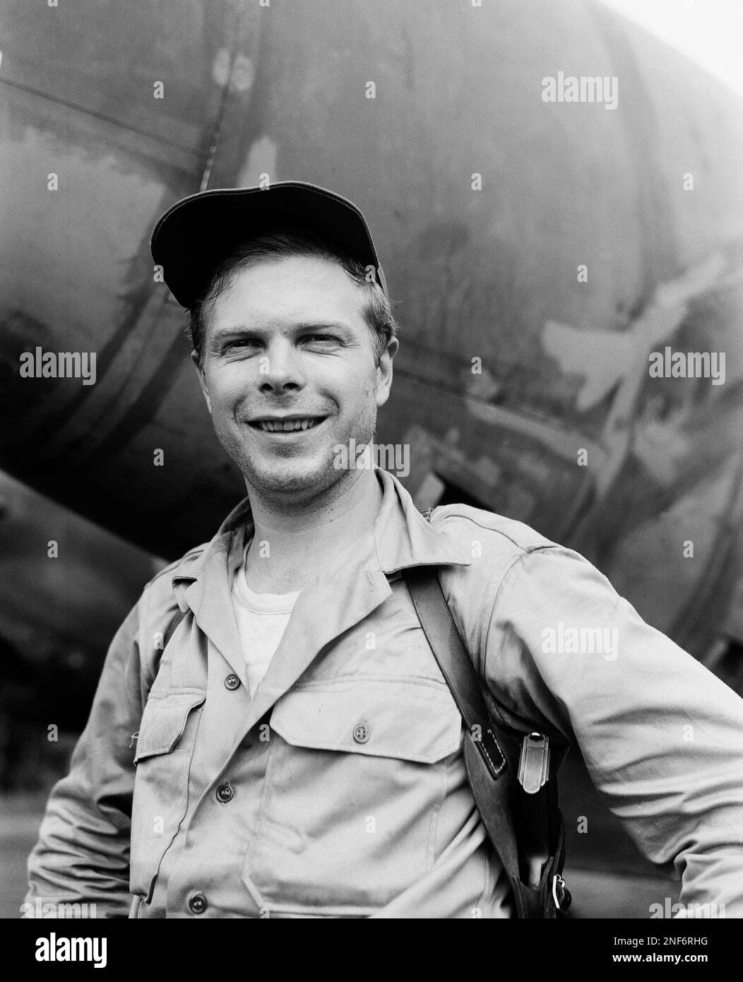 Photo shows Capt. Richard I. Bong (above), of poplar, Wis., has shot 27 ...