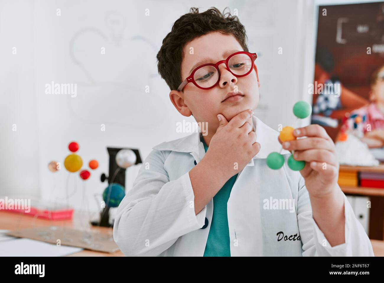 Hes always thinking of a solution. an adorable young school boy ...