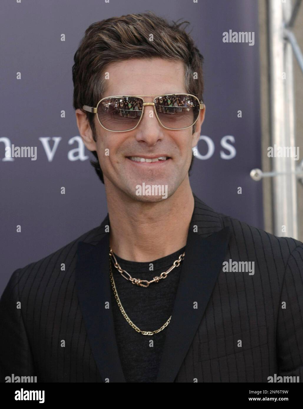 Singer Perry Farrell poses on the press line at the "John Varvatos 7th ...