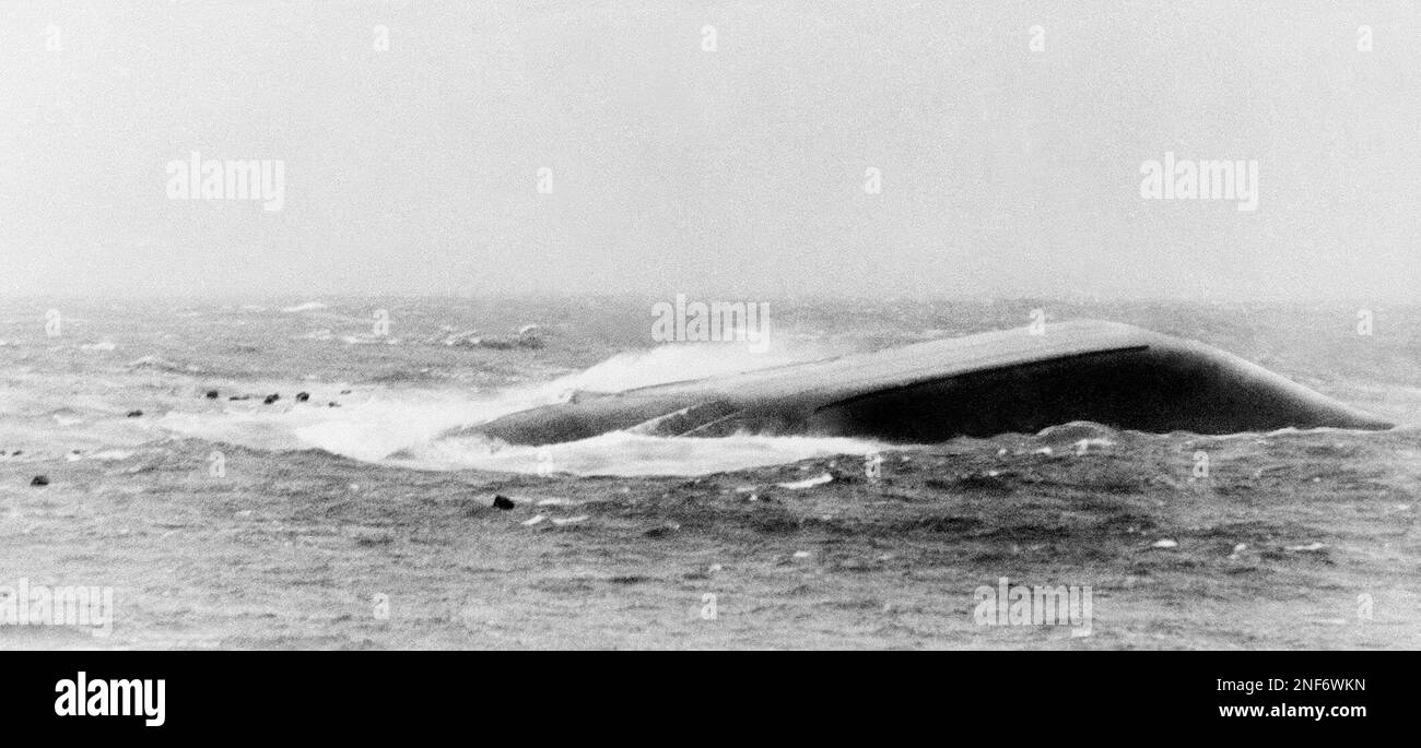 The end of the sea epic of the flying enterprises is shown in these ...