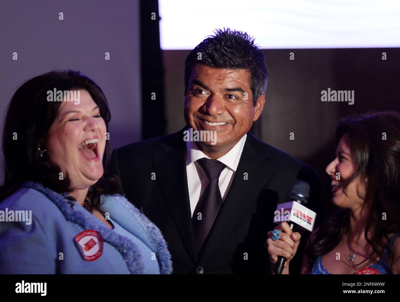 Ann Lopez and George Lopez attends the National Kidney Foundation of ...