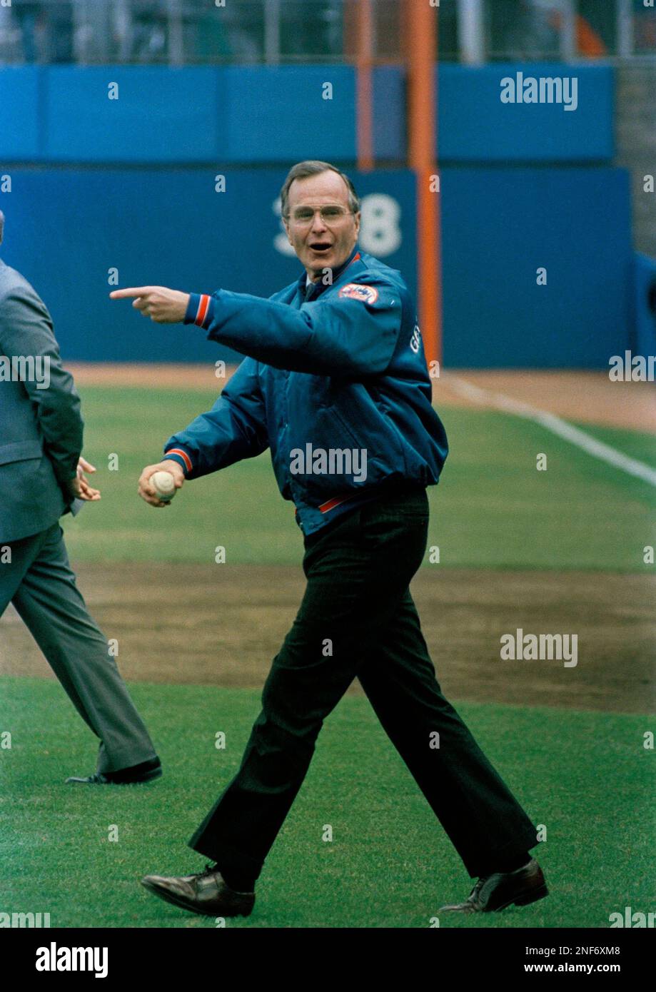 U.S. Vice President George H. Bush is in fine form, Tuesday, April 10 ...