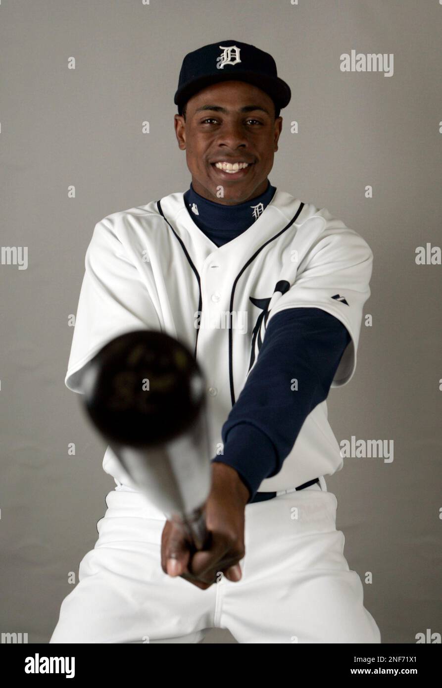 This is a 2009 photo of Curtis Granderson of the Detroit Tigers ...