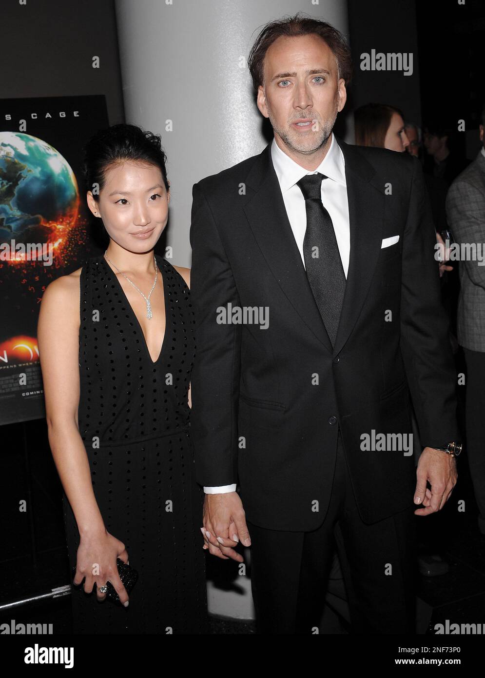 Actor Nicolas Cage and wife Alice Kim attend a special screening of ...