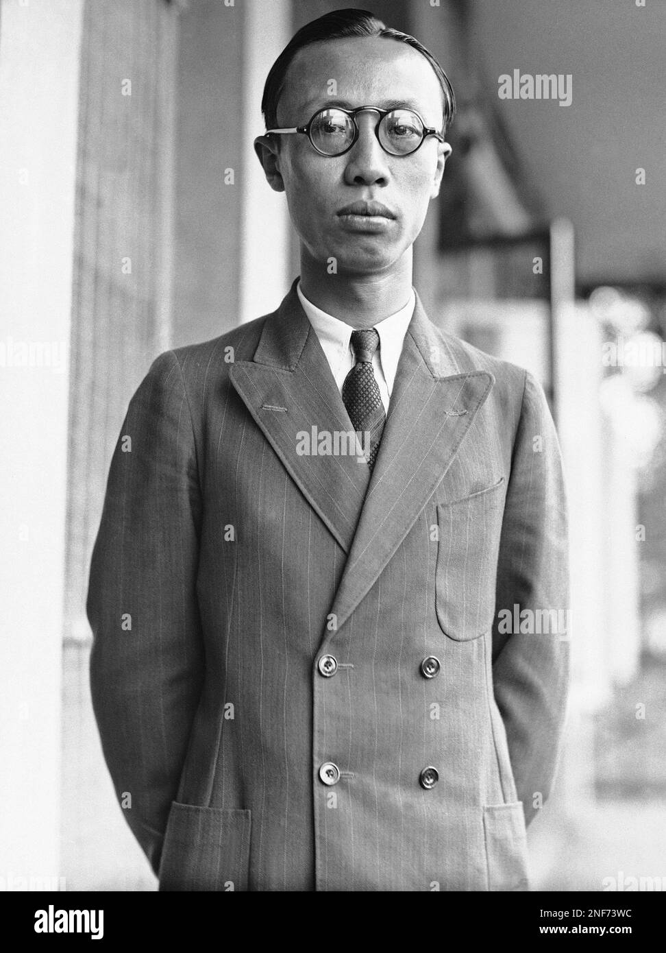 Henry Puyi shown on August 7, 1946. He was the final member of the Qing ...