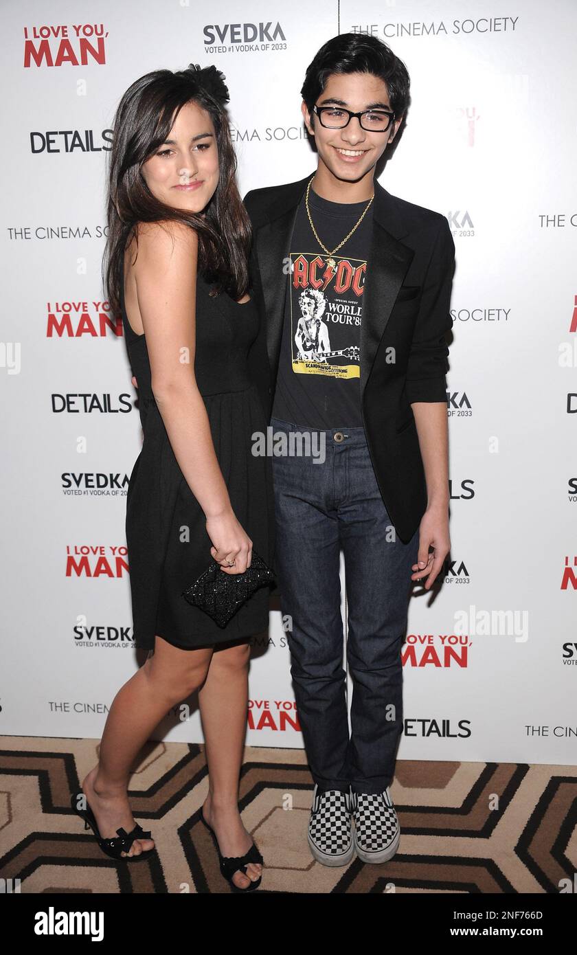 Actor Mark Indelicato and friend Hannah Ammon attend a special ...