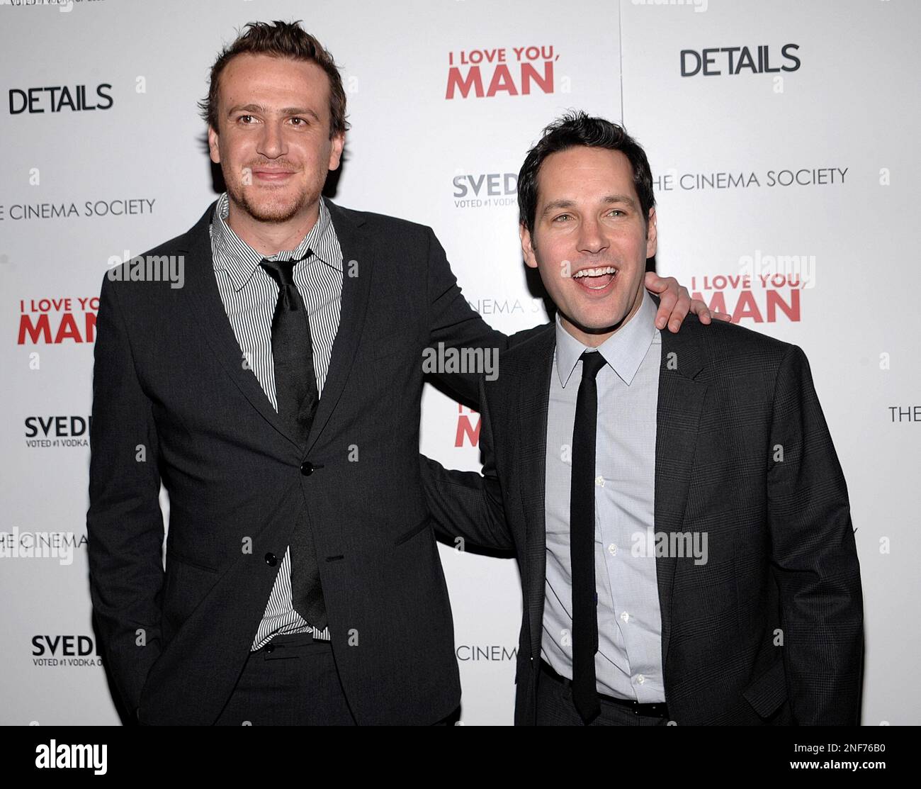 Actors Jason Segel, left, and Paul Rudd attend a special screening of ...