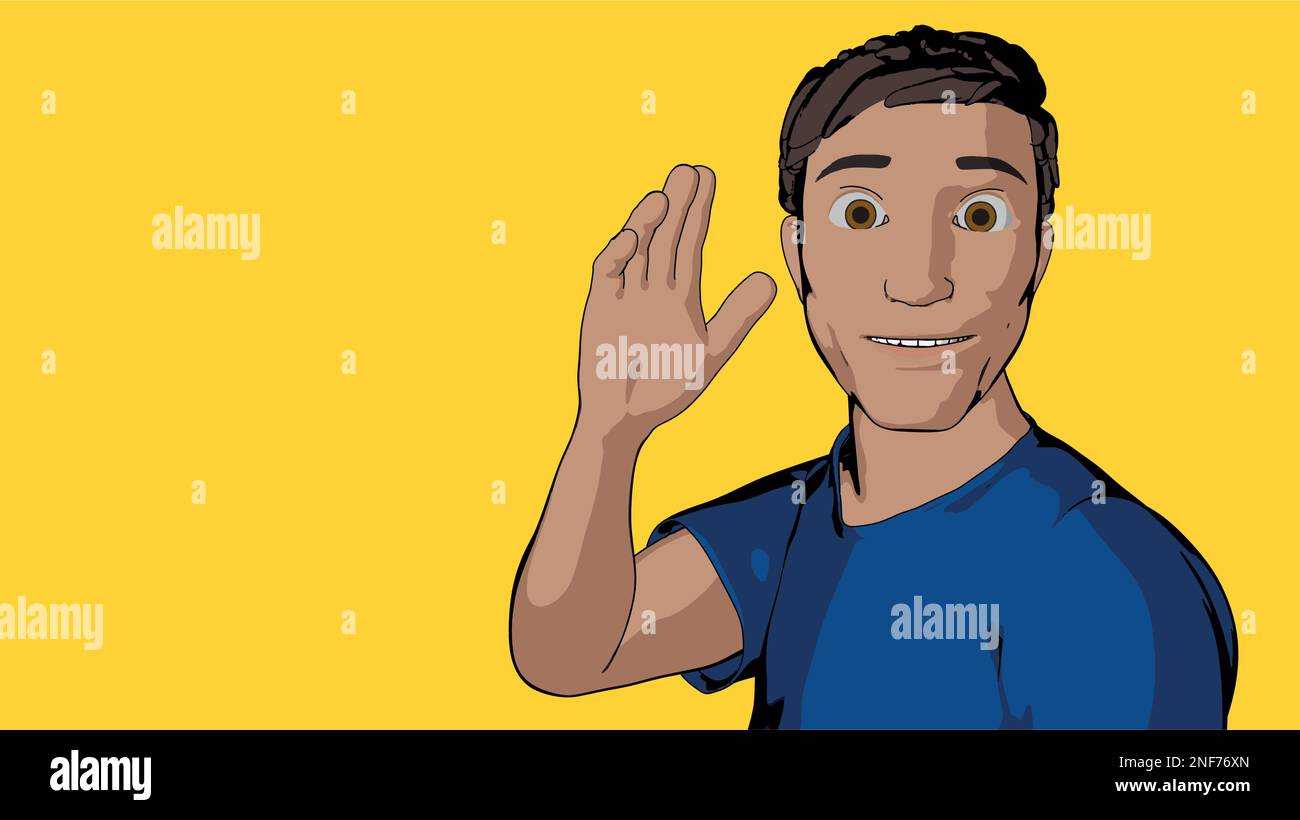 Friendly encounter Stock Vector Images - Alamy