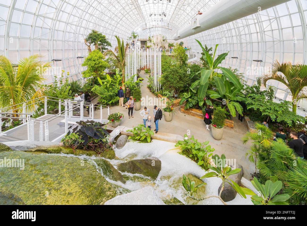Oklahoma, JAN 21 2023 - Interior view of the main building of Myriad ...