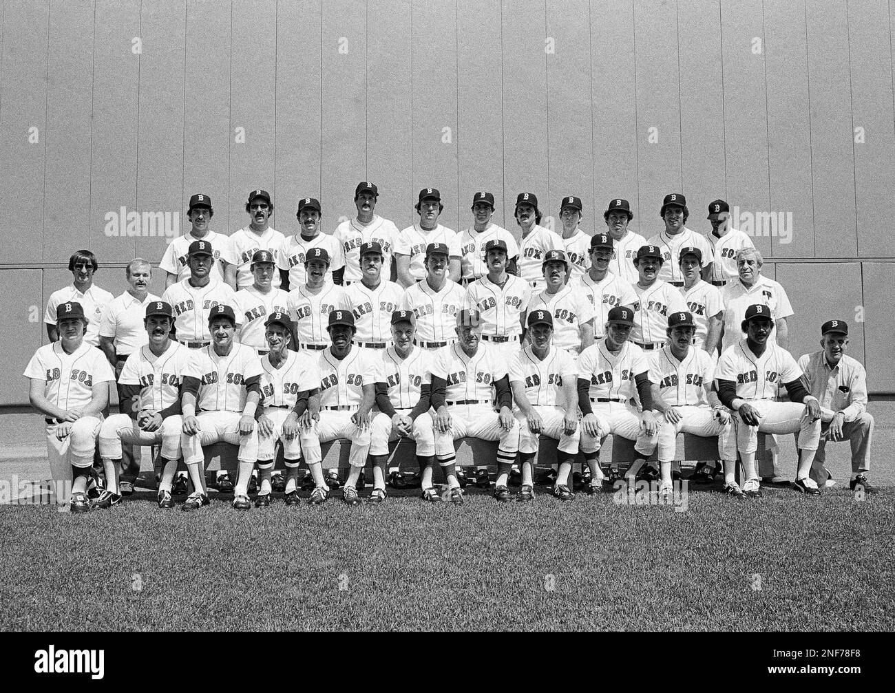 This is the 1983 Red Sox team, Sunday, Aug. 21, 1983, Boston, Mass. The ...