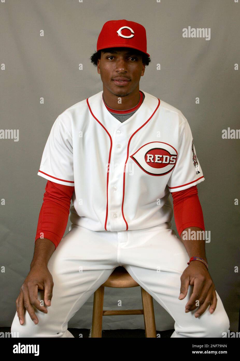 This is a 2009 photo of Danny Richar of the Cincinnati Reds baseball ...