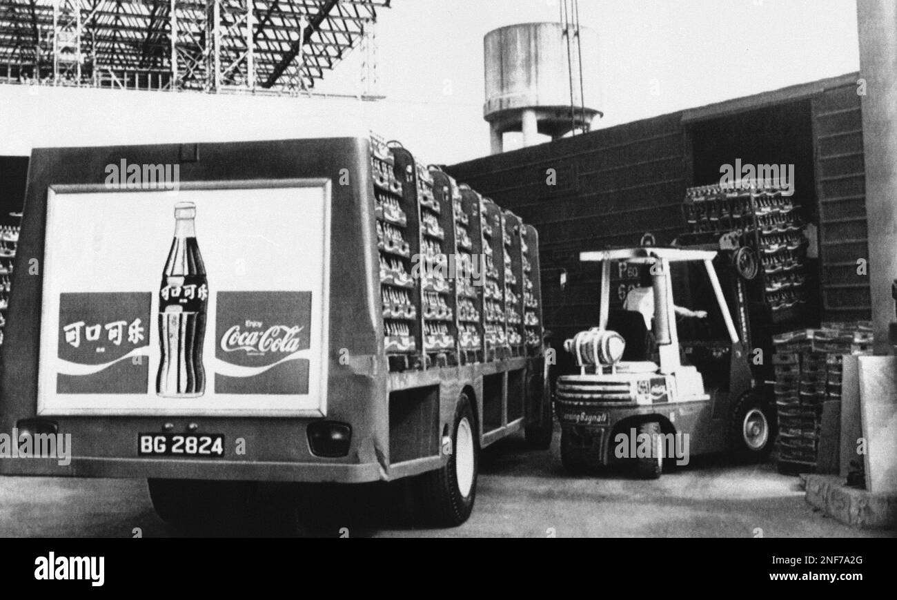 The first shipment of Coca-Cola to China was loaded in Hong Kong, Jan ...