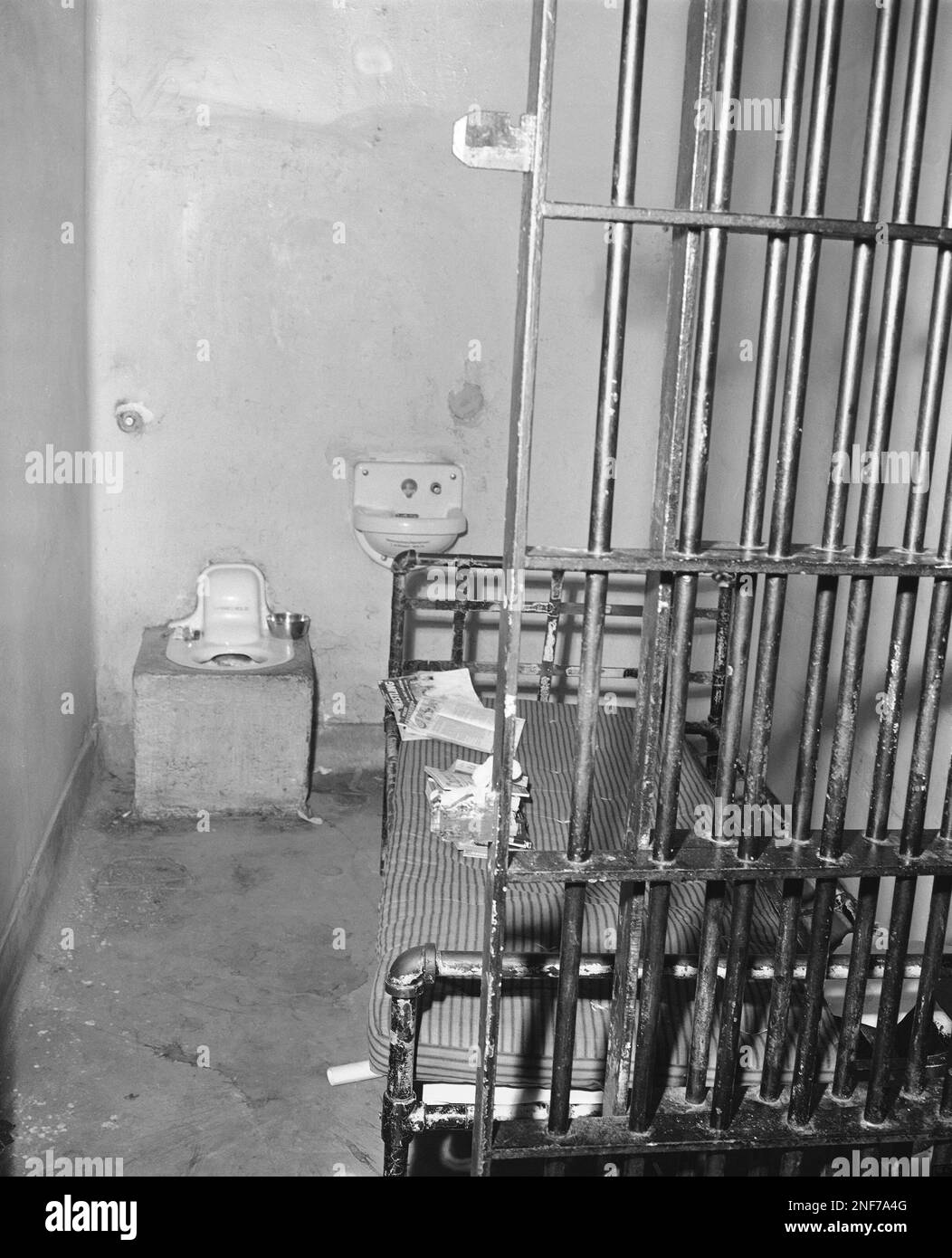 Magazines read by Carl Austin Hall in his final moments lie on the ...