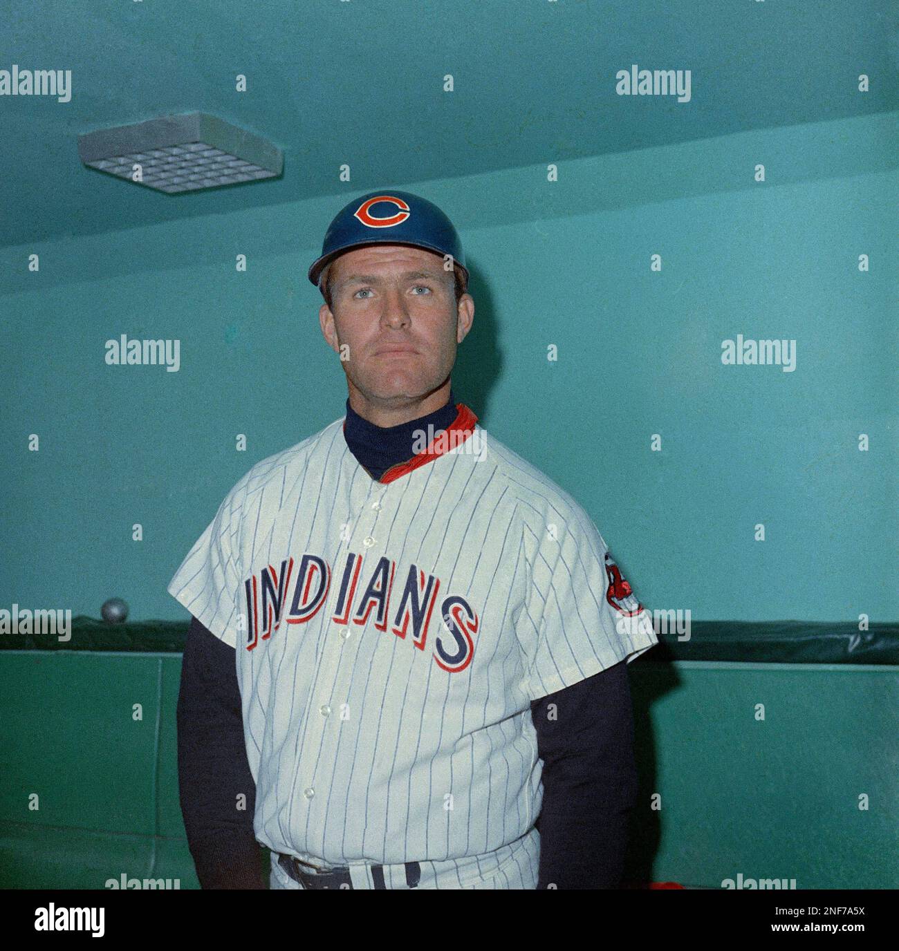 Duke Sims of the Cleveland Indians is shown in an undated photo. (AP ...