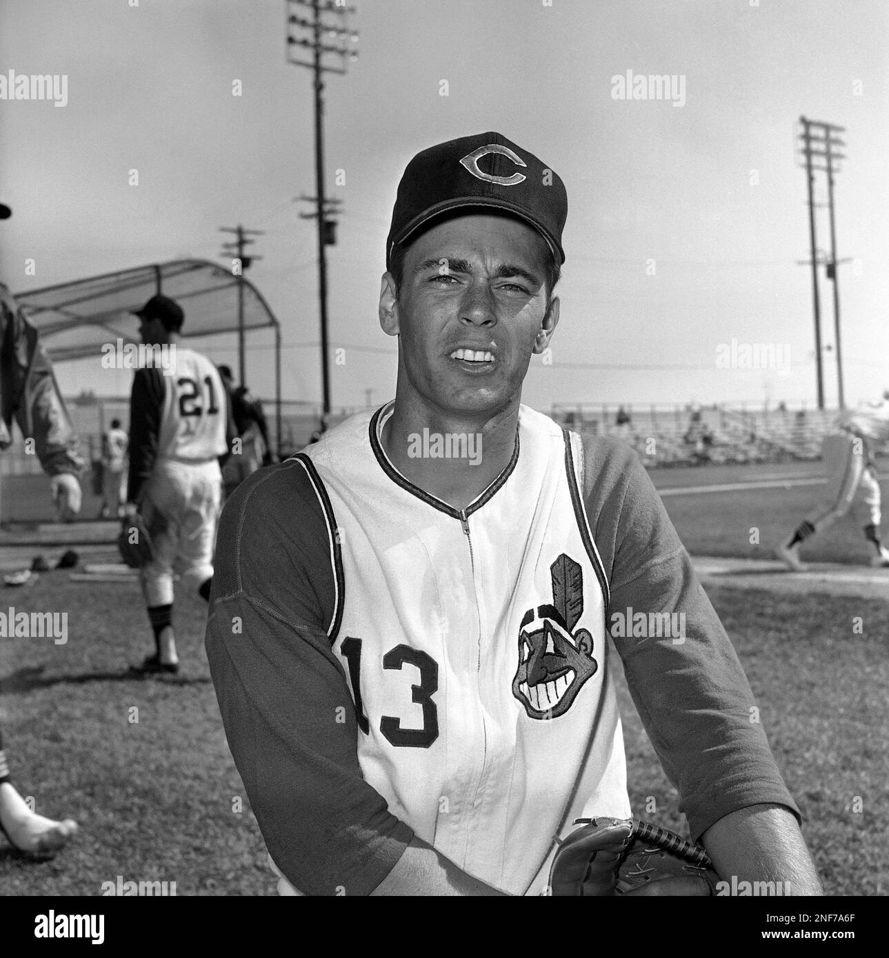 Vern Fuller, infielder of the Cleveland Indians is shown, March 1965 ...