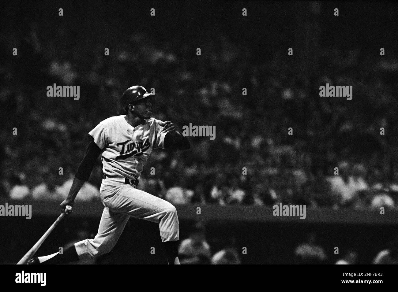 Tony Oliva of the Minnesota Twins is shown in action against the ...