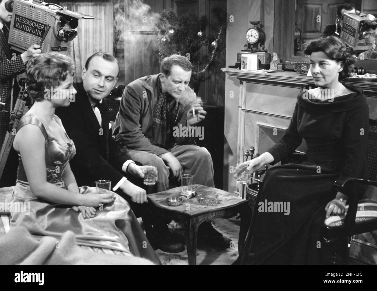 German actresses Marianne Hoppe in the role of Margeret, right, and ...