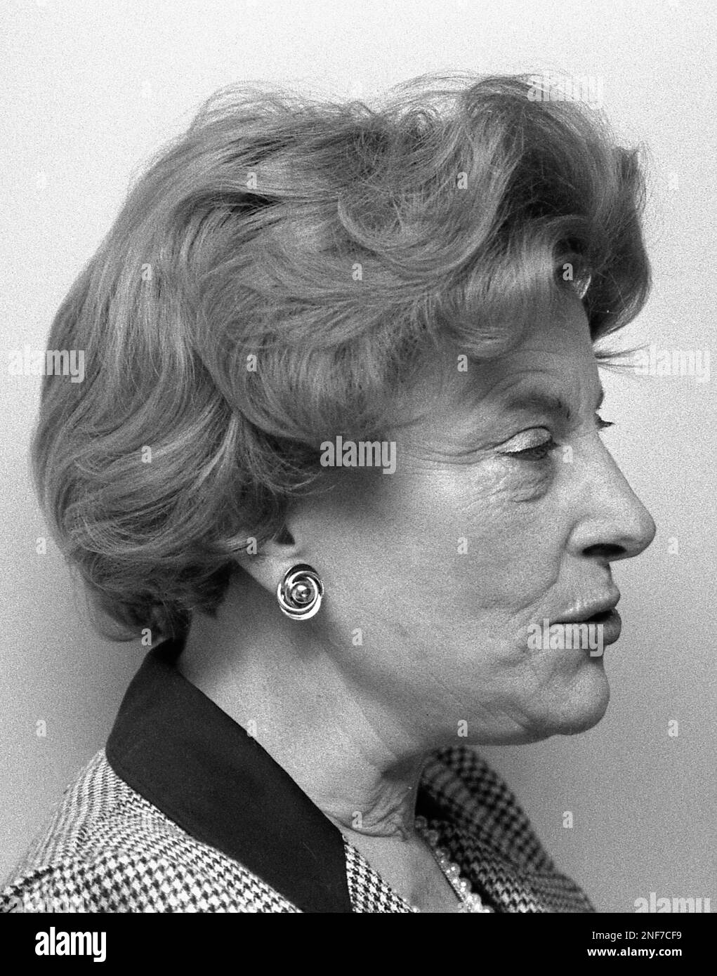 German actress Marianne Hoppe is portrayed in Munich, West Germany ...