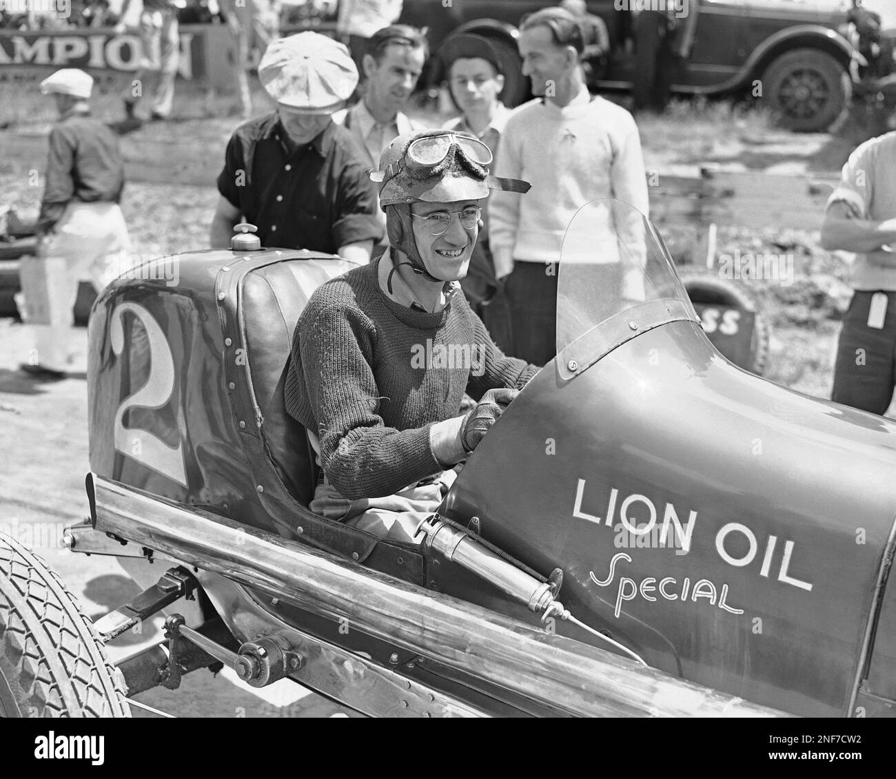 Bob Sall, of Paterson, N.J., set a world record for a one mile track on ...