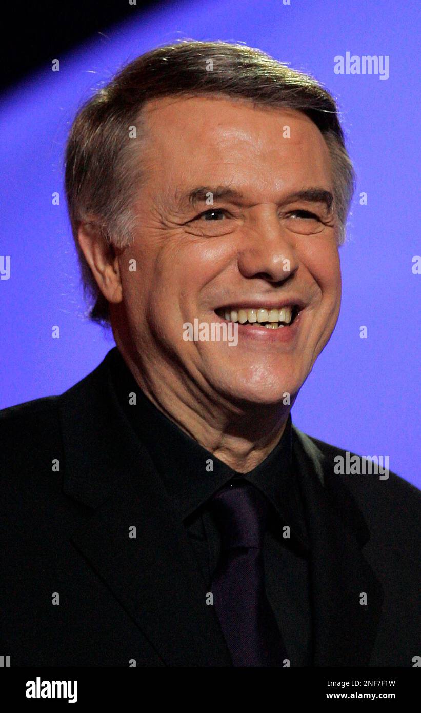French singer Adamo is seen during the 24th Victoires de la Musique ...