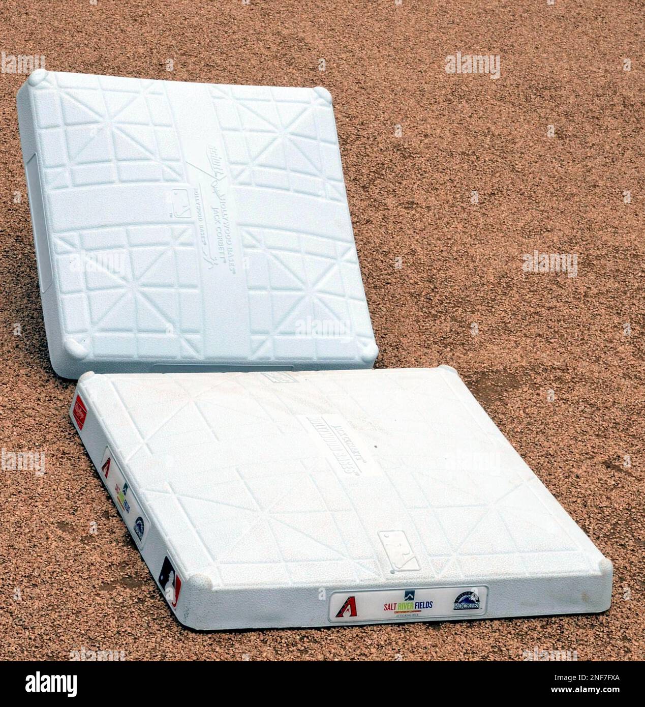 A picture shows a former base (upper) and a new base in Scottsdale ...