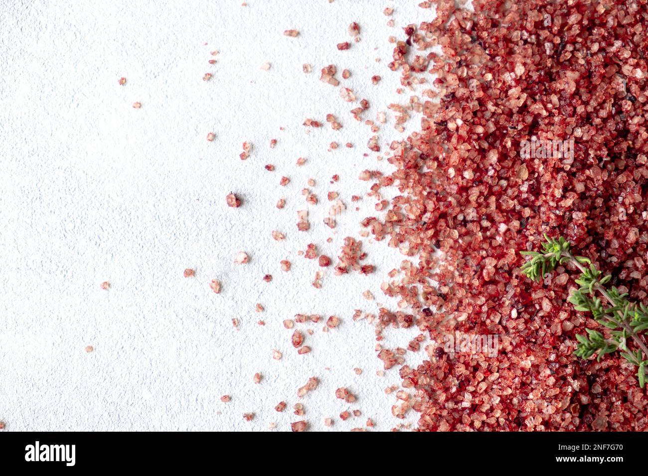 Homemade wine flavored salt. Condiment to aromatize and season food ...