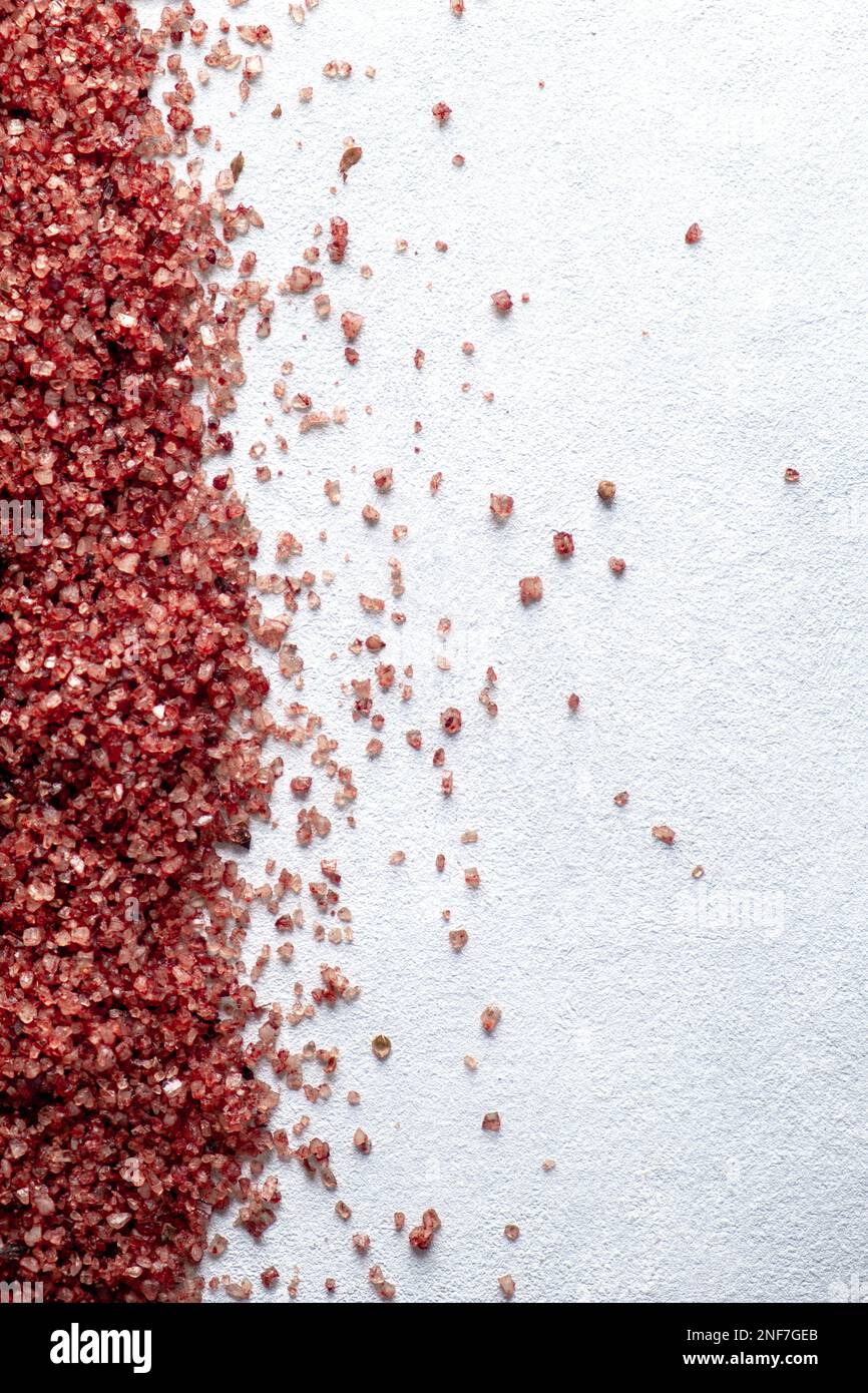 Homemade wine flavored salt. Condiment to aromatize and season food ...