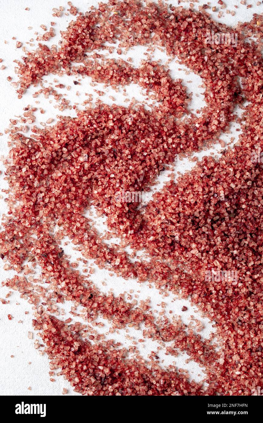 Homemade wine flavored salt. Condiment to aromatize and season food ...