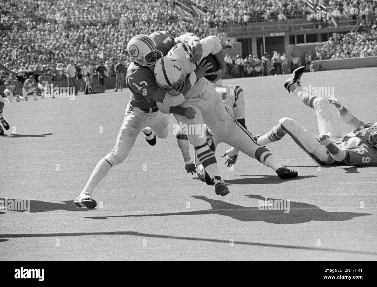 Baltimore running back Don Nottingham steps into the end zone for the ...