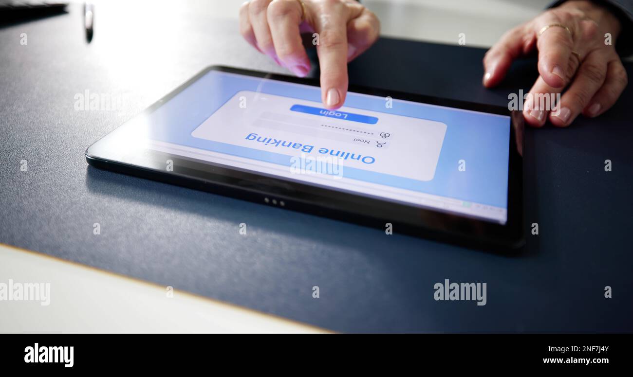 Electronic Bank Balance Statement And Transfer Using Internet Stock ...