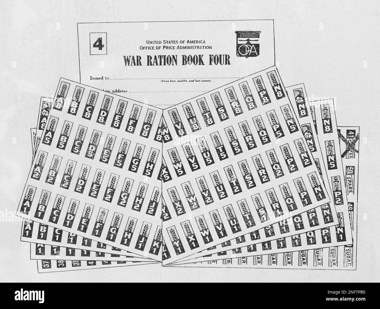 Here is the war ration book four, issued by the office of price ...