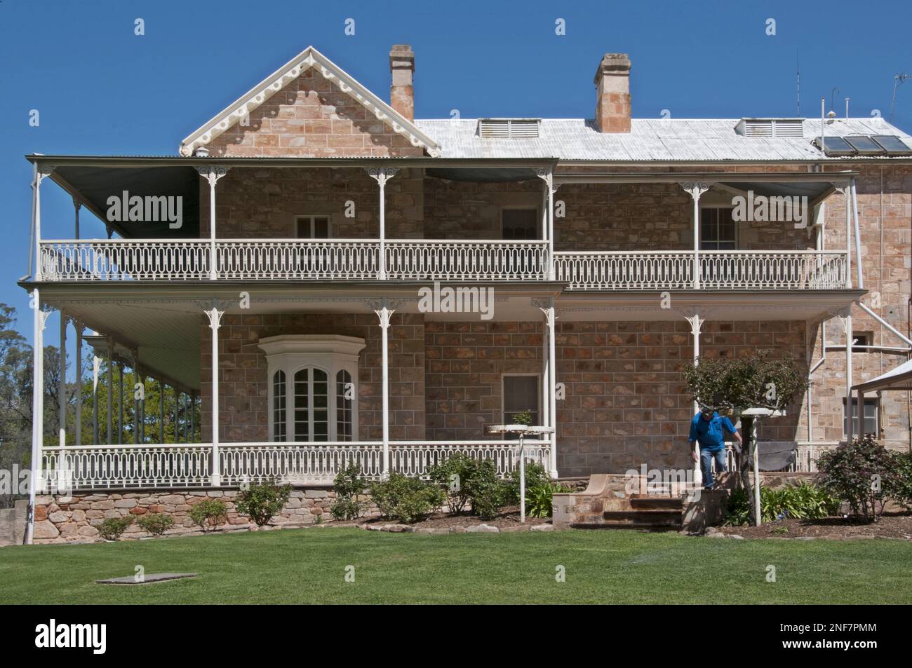 Historic homestead of Bungaree Station, a pioneer farm established 1841 ...