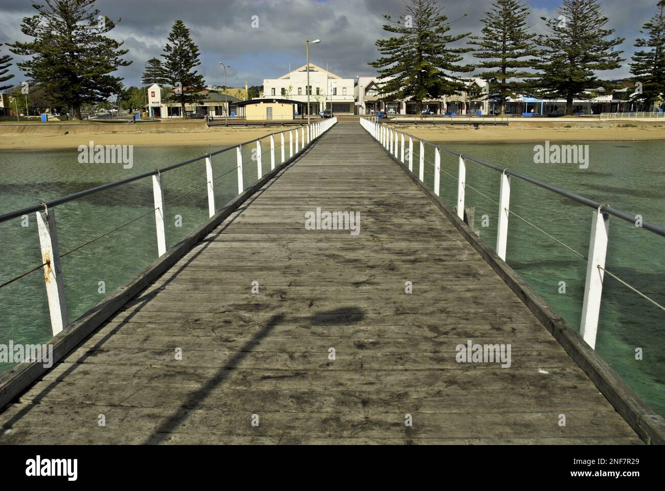 Pier at the fishing town of Port Lincoln, Eyre Peninsula, South ...