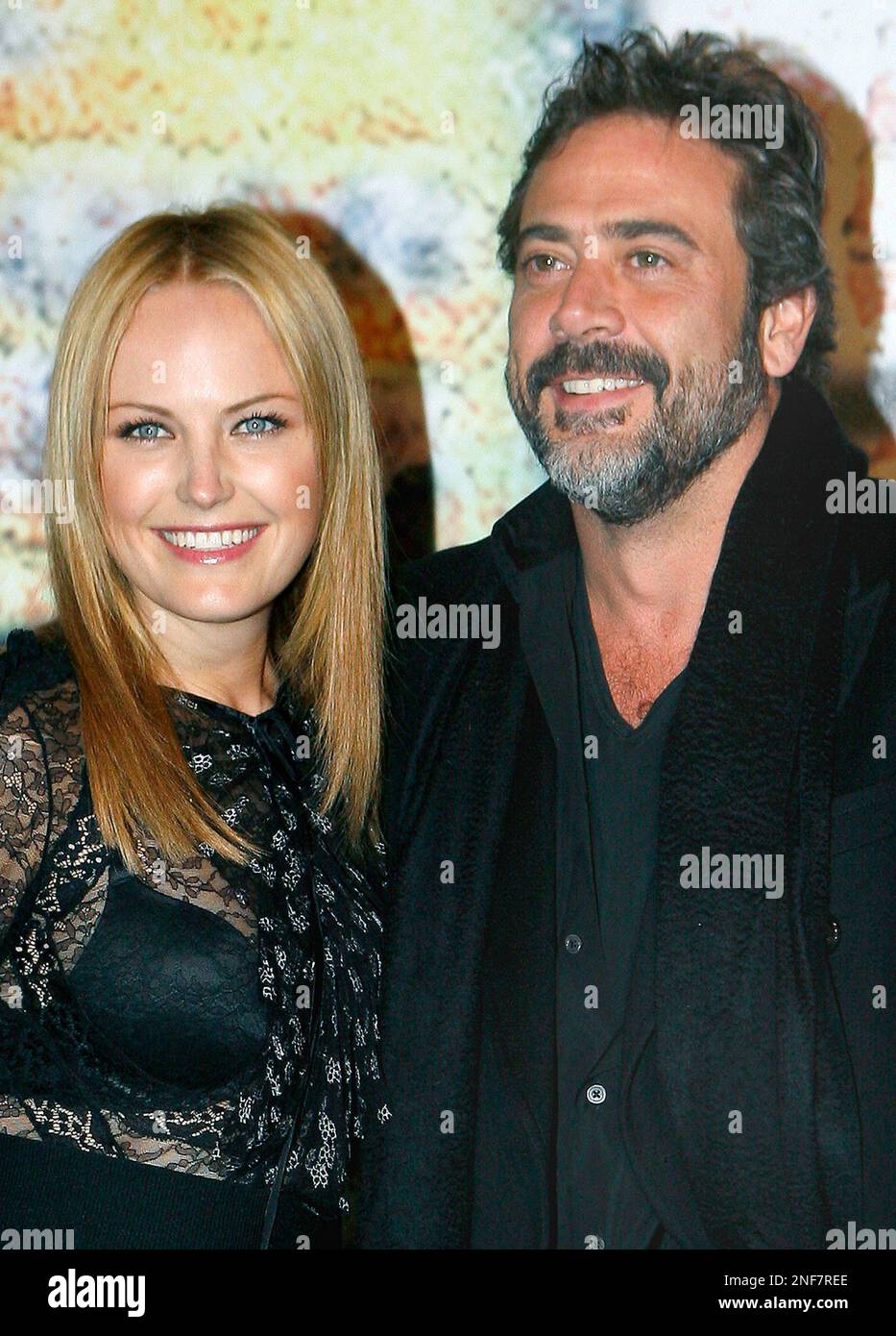 Swedish actress Malin Ackerman, left, and U.S. actor Jeffrey Dean ...