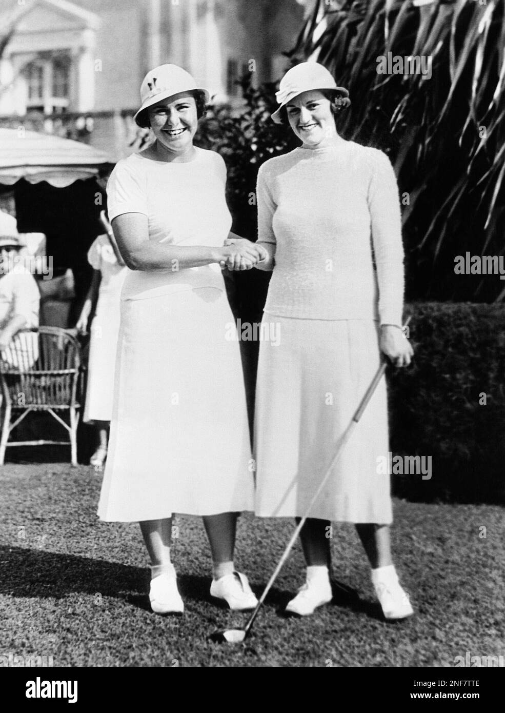 Maureen Orcutt, right, receives congratulations from Helen Hicks, upon ...