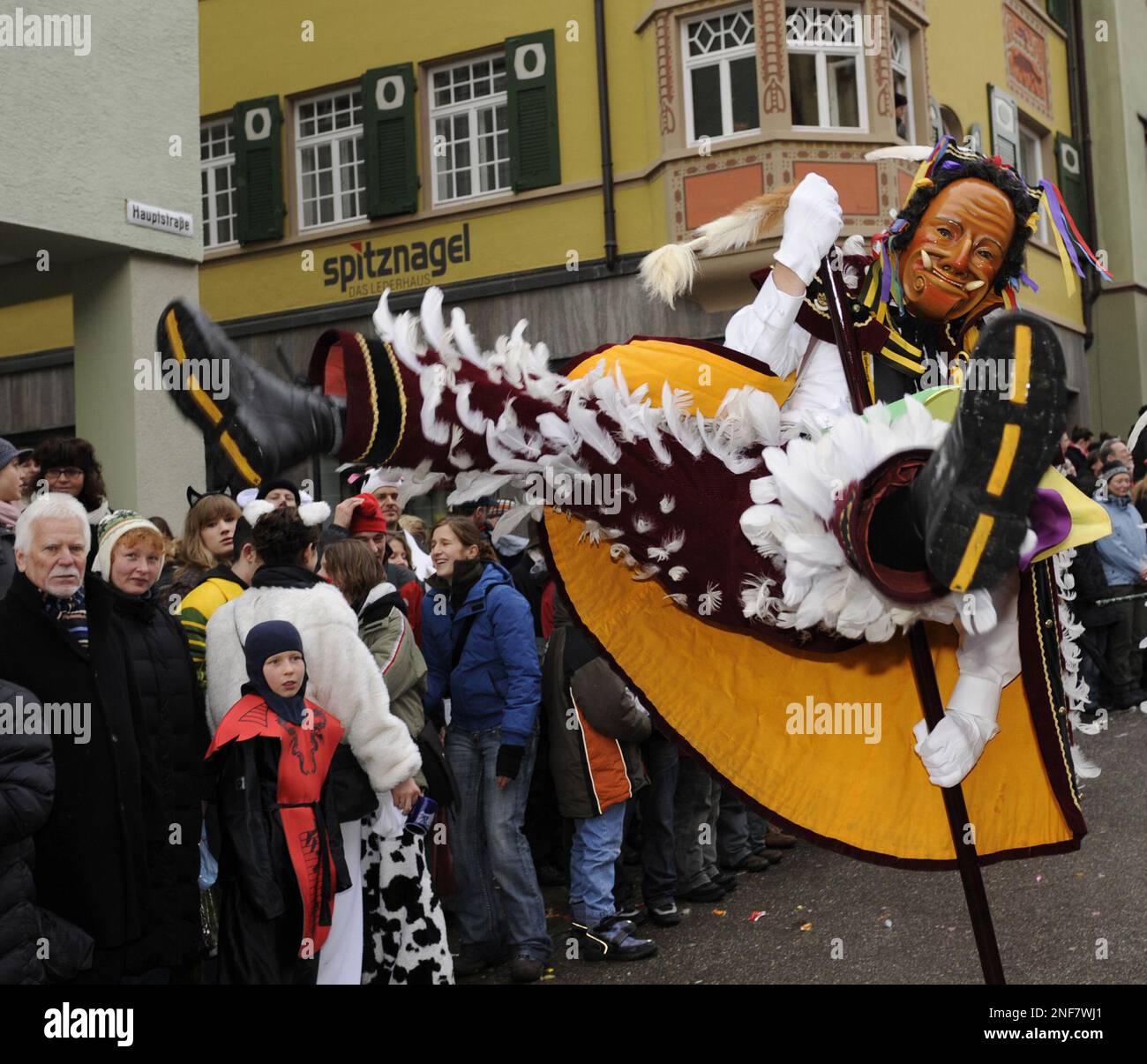 Ein "Federahansel", eine der klassischen Figuren der Rottweiler ...