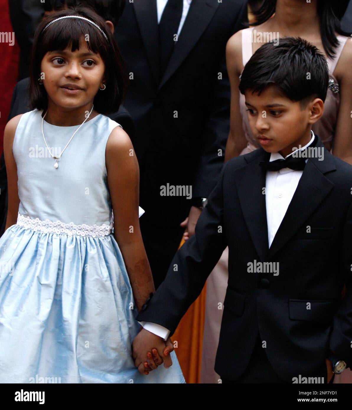Rubina Ali Qureshi and Azharuddin Mohammed Ismail, background center ...