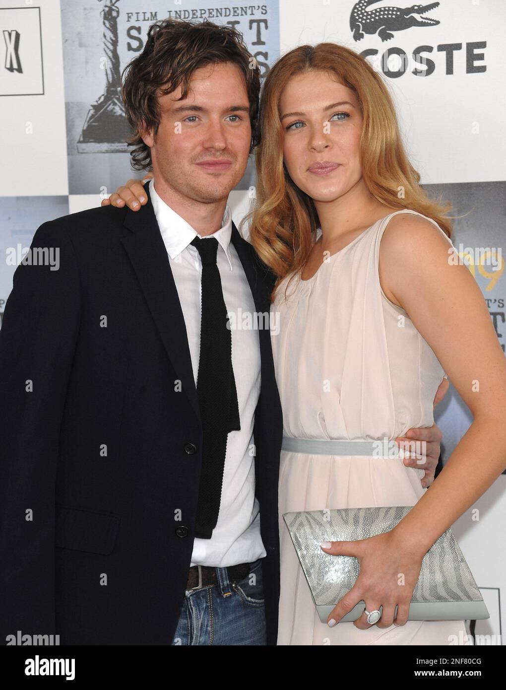 Actor Jamie Thomas King and actress Rachelle Lefevre arrive at the ...
