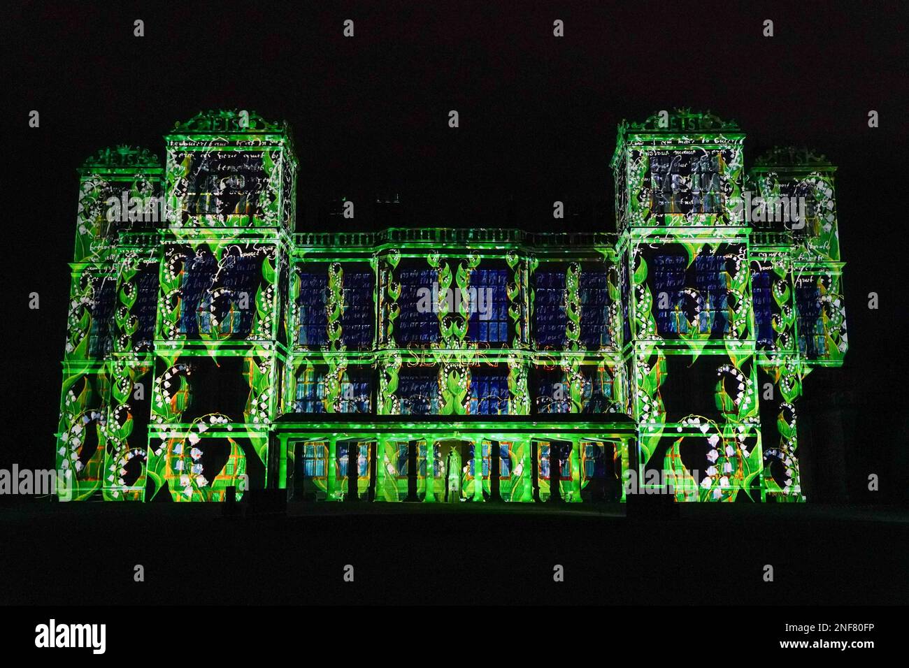 Projections including Bess of Hardwick and Queen Elizabeth I light up ...