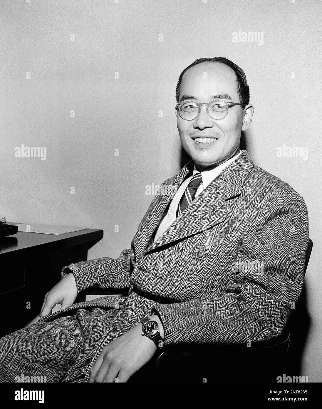 Dr. Hideki Yukawa, of Columbia University, poses in this undated photo. It was announced Nov. 3 ...