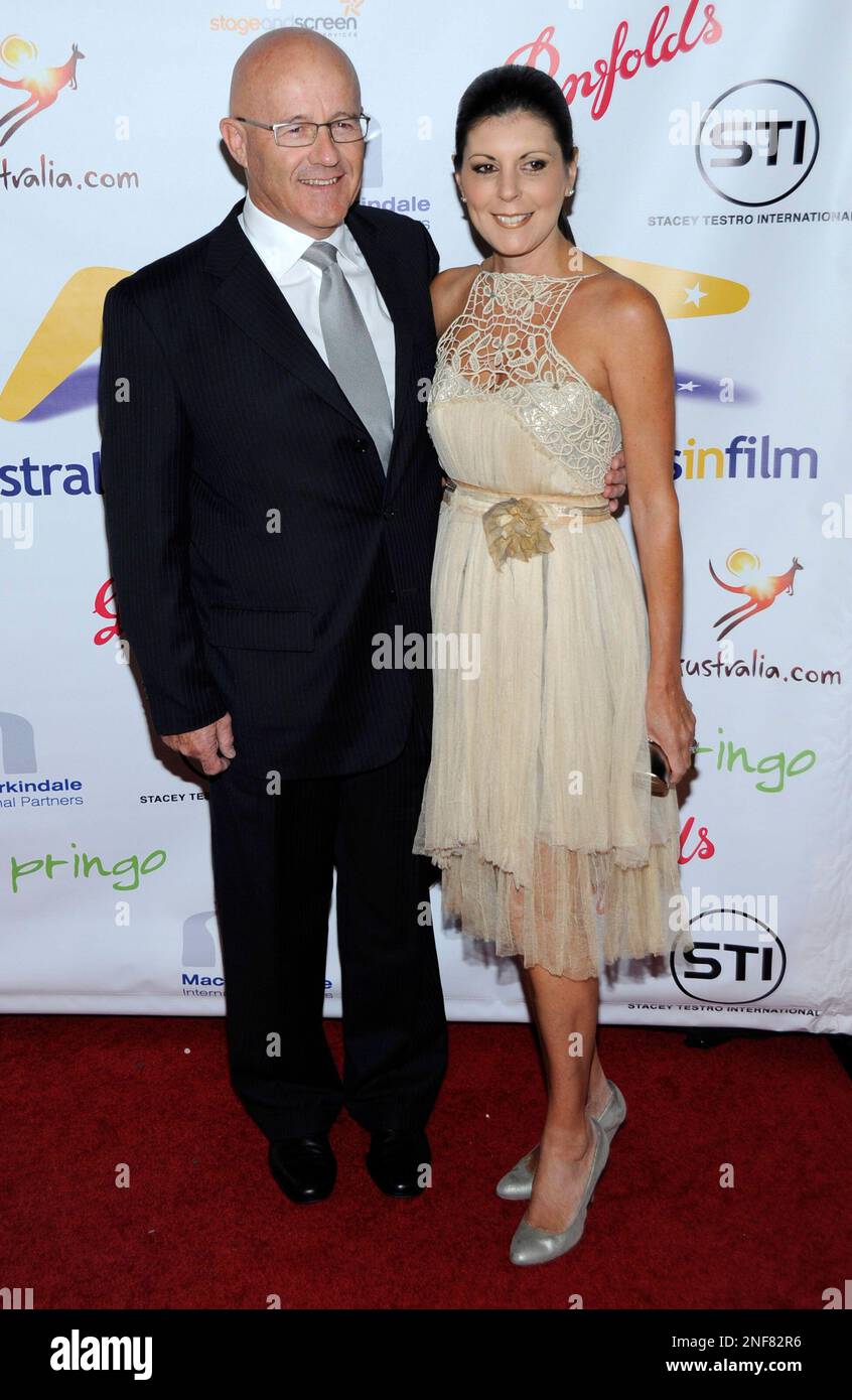 Kim Ledger, Father of the late actor Heath Ledger, left, and his wife ...